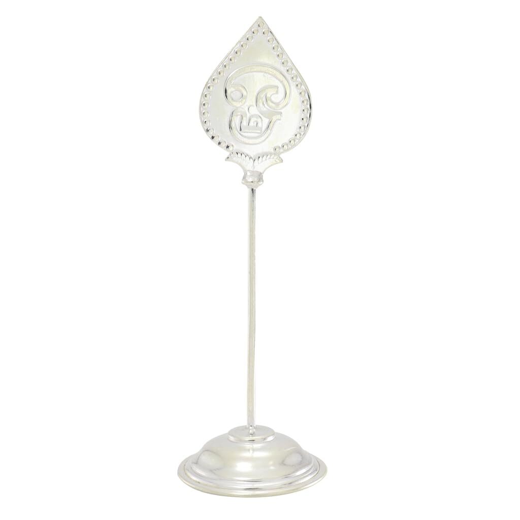 Sterling Silver Murugan Vel Stand – Pooja Display
